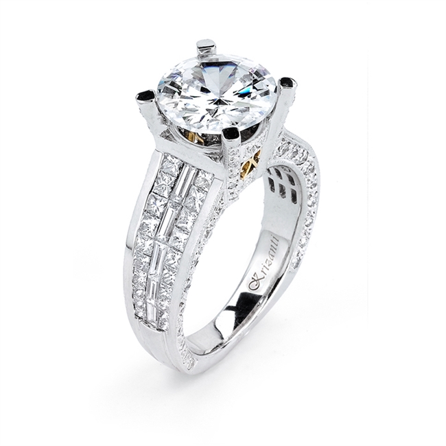 Krizanti - 18KTW INVISIBLE SET ENGAGEMENT RING 2.67CT